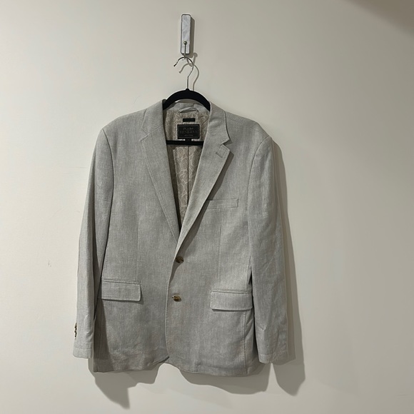 Jos. A. Bank | Suits & Blazers | Jos A Bank Mens Tailored Fit Blazer Jacket Cream White Medium 7 ...